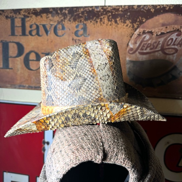 Accessories | Rare Vintage Rattlesnake Hat 7 18 | Poshmark